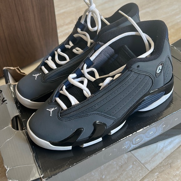 Jordan | Shoes | Lt Graphitemid Navybillwhite Jordan 4s | Poshmark